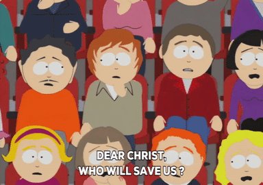 Scared Crowd GIF by South Park - Find & Share on GIPHY