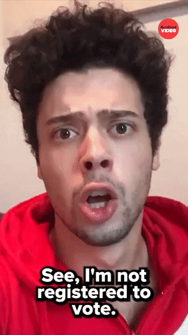 Im-not-registered-to-vote GIFs - Get the best GIF on GIPHY