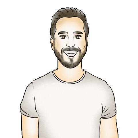 Happy Man Sticker by Larala for iOS & Android | GIPHY