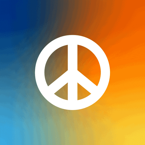 Peace Sign Heart Clipart Gif