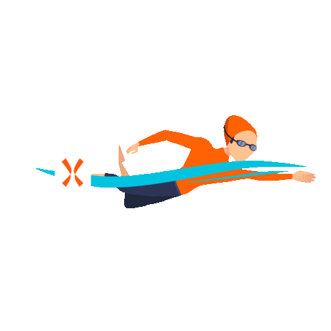 Swim Swimming Sticker by Sport For All for iOS & Android | GIPHY