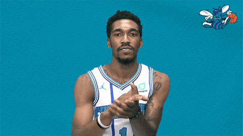 The Weeknd Smile GIF by Charlotte Hornets - Find & Share on GIPHY