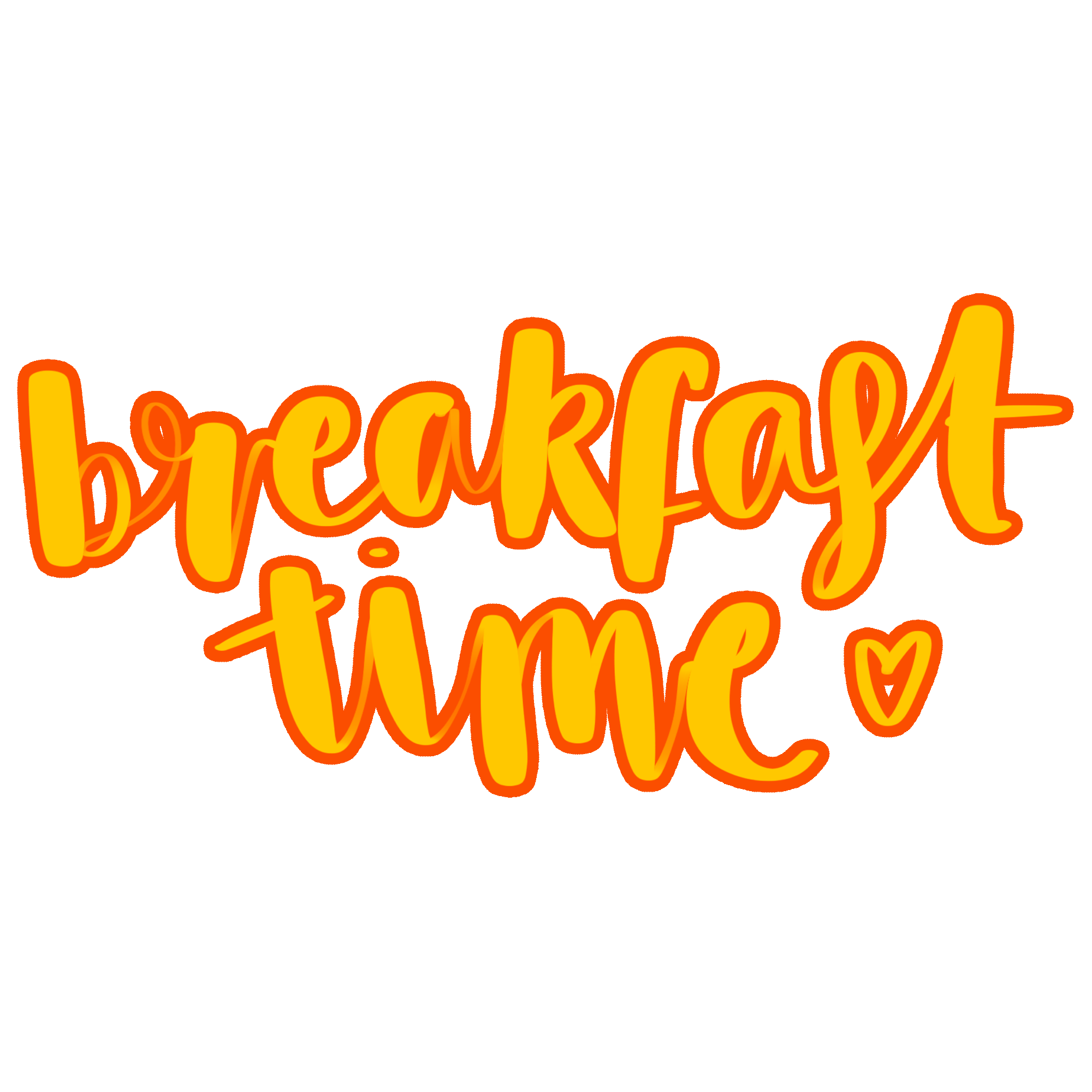 Breakfast Time Heart Sticker by zoellabeauty for iOS & Android | GIPHY