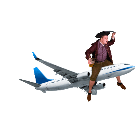 Funny Airplane Animated Gif