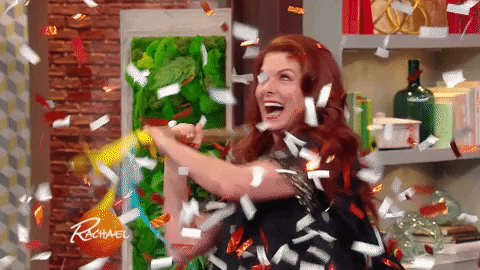 Hands Up Yes GIF by Rachael Ray Show - Find & Share on GIPHY