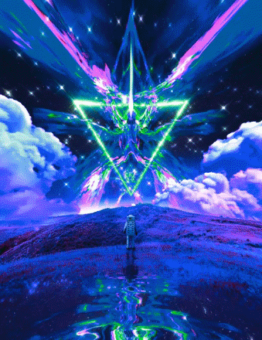 Rainbow Space GIF by Lumi - Find & Share on GIPHY