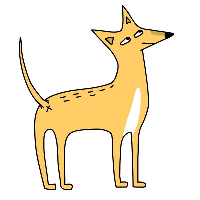 Dog Sniff Sticker by CsaK for iOS & Android | GIPHY