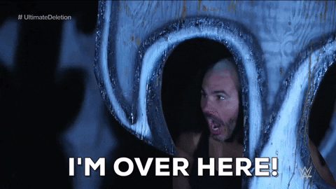 Matt Hardy Im Over Here GIF by WWE - Find & Share on GIPHY