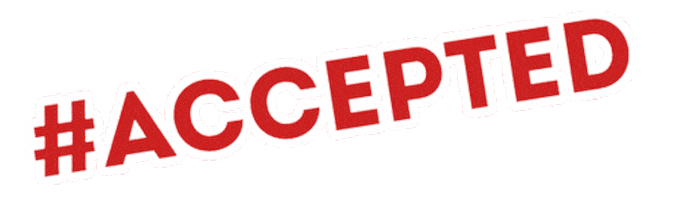 Accepted Sticker by McGill University for iOS & Android | GIPHY