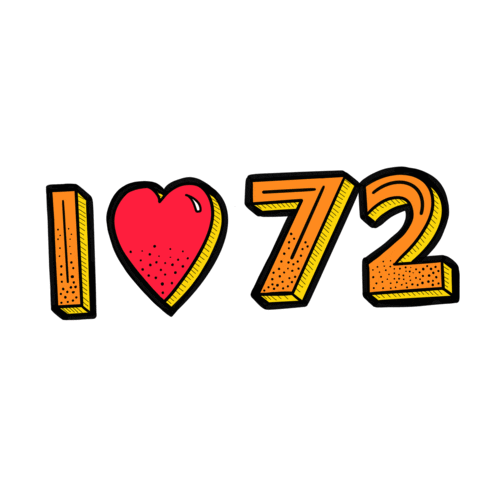 72Andsunny Ilove72 Sticker by Leti Romano for iOS & Android | GIPHY