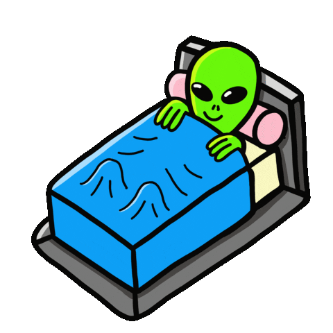Tired Wake Up Sticker by Darién Sánchez for iOS & Android | GIPHY