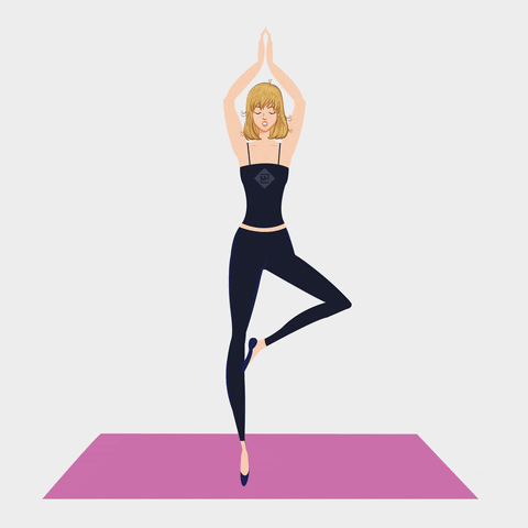Yoga At Home GIFs - Get the best GIF on GIPHY