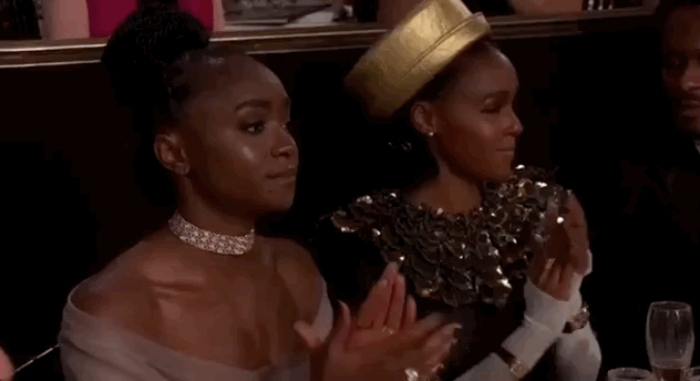 Janelle Monae Clapping GIF by Golden Globes - Find & Share on GIPHY