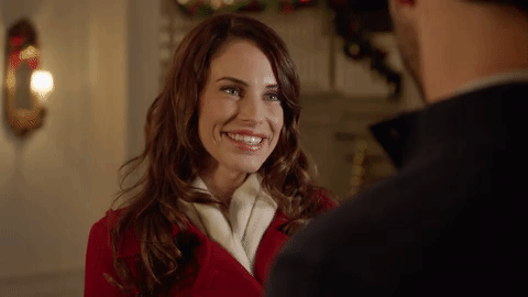 Jessica Lowndes Smile GIF by Hallmark Channel - Find & Share on GIPHY