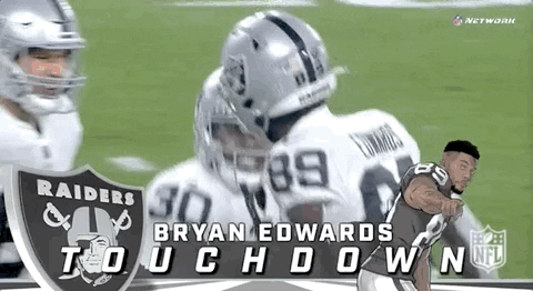 Las Vegas Raiders Football GIF by NFL - Find & Share on GIPHY