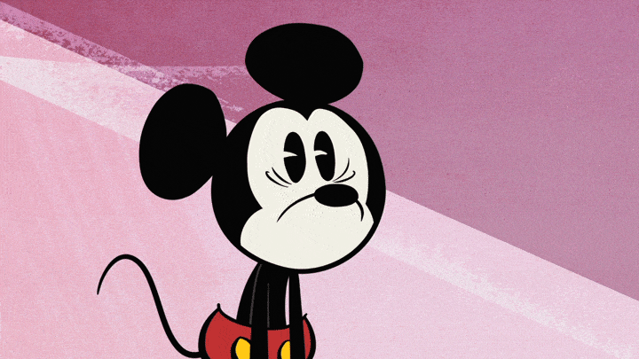 Mickey Mouse Shocked