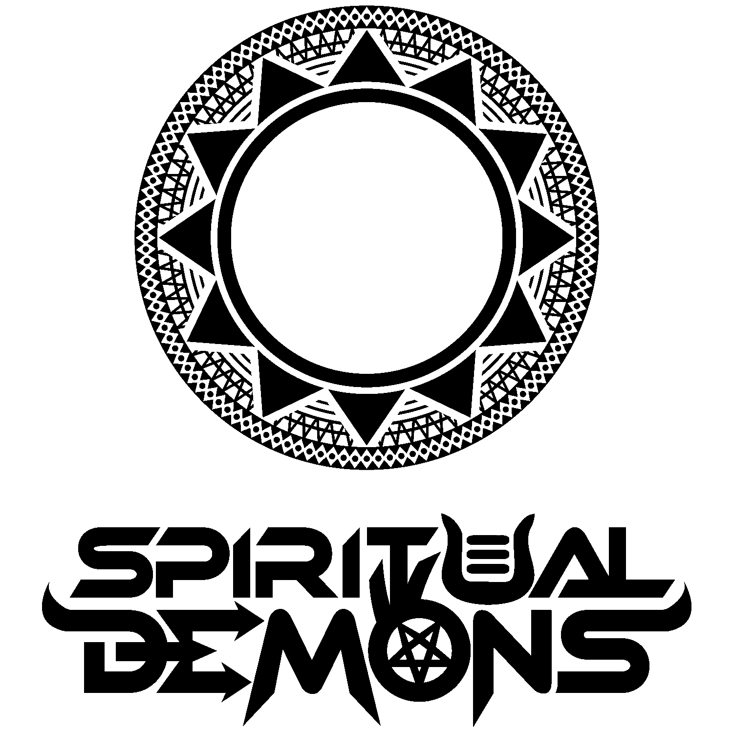 Psytrance Spiritualdemons Sticker by Mental Control for iOS & Android ...