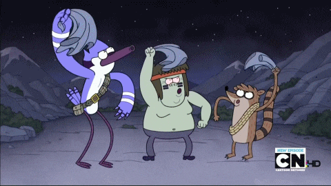Rigby Regular Show Gif
