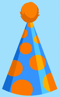 Birthday Party Hat Gif