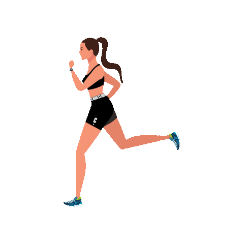 Woman Running Gif