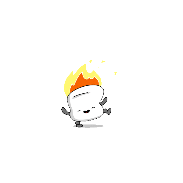 Camping Toasted Marshmallow Sticker by YouTube Kids for iOS & Android ...