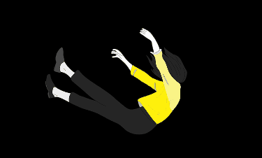 Girl Falling GIF by Blossöm Records - Find & Share on GIPHY