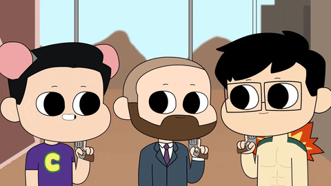Three Is A Magic Number Friends GIF by Achievement Hunter - Find ...