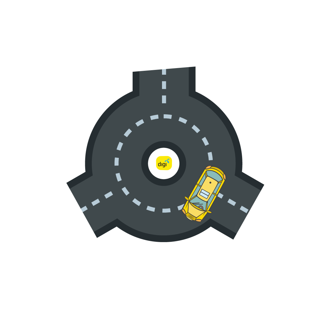 Malaysia Roundabout GIF by Digi - Find & Share on GIPHY