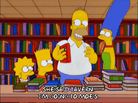 Simpsons At Library GIFs - Get the best GIF on GIPHY