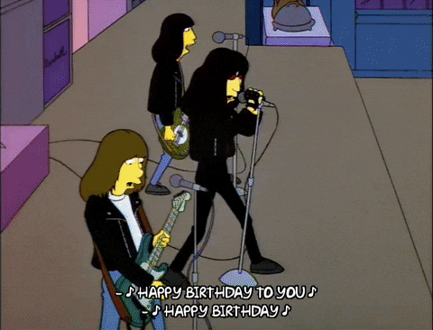 Happy Birthday Simpsons Gif
