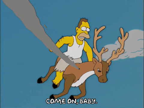 Flying On A Deer GIFs - Get the best GIF on GIPHY
