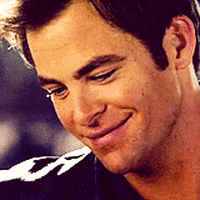 Chris Pine Smile Gif