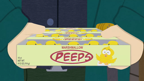 Marshmallow Peeps Easter GIF by South Park - Find & Share on GIPHY