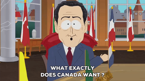 Canada Question GIF by South Park - Find & Share on GIPHY