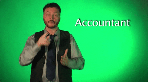 Sign Language Accountant GIF by Sign with Robert - Find & Share on GIPHY