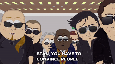 Sunglasses Children Sitting In Pews GIF by South Park - Find & Share on ...