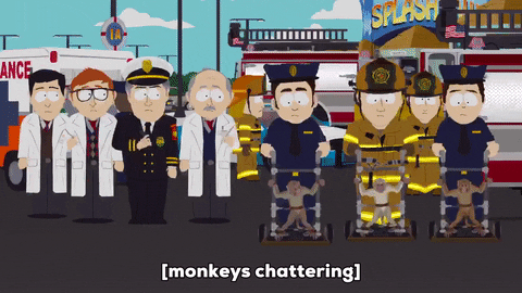 Monkeys Fireman GIF by South Park - Find & Share on GIPHY
