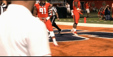 Football Celebration GIF by Fighting Illini Athletics - Find & Share on ...