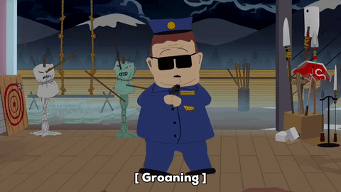 Cop Officer Barbrady GIF by South Park - Find & Share on GIPHY
