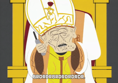 Pope GIF by South Park - Find & Share on GIPHY