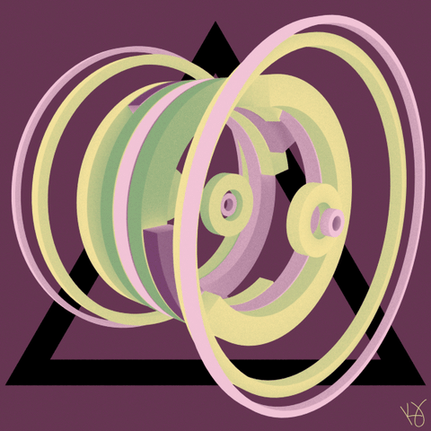 3D 2D GIF by Karl Jahnke - Find & Share on GIPHY