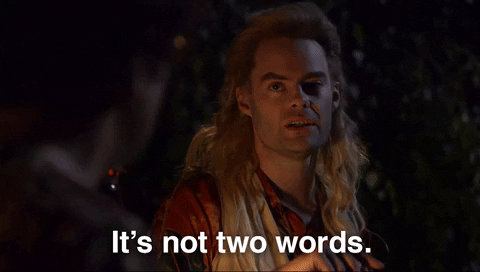 Its Not Two Words GIFs - Get the best GIF on GIPHY