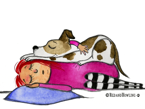 Sleepy Puppy Animated Gif