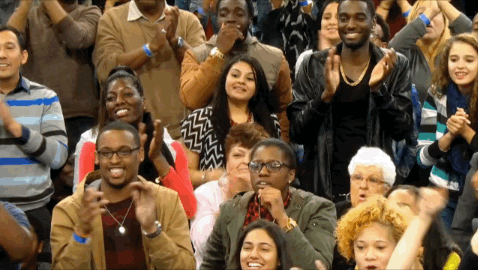 Audience Cheering Gif