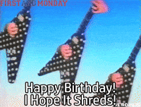 Shredding Guitar Gif