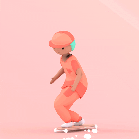 Animation Skating GIF by Agatha Yu - Find & Share on GIPHY
