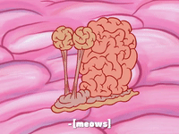Spongebob Brain Fire Gif