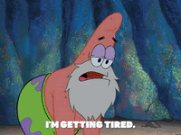 Spongebob Tired Gif