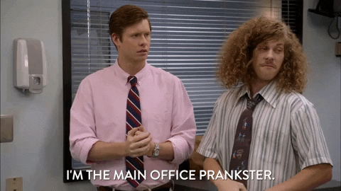 Main Office Prankster GIFs - Get the best GIF on GIPHY