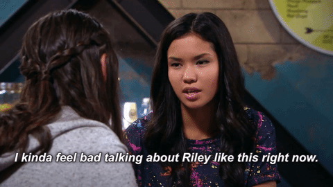 Gossip I Feel Bad GIF by The Next Step - Find & Share on GIPHY